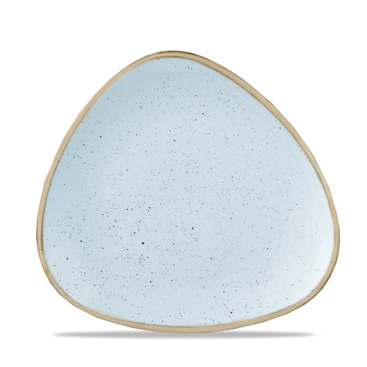 Churchill Stonecast Duck Egg Triangle Plate 19.2cm (Pack of 12 ...